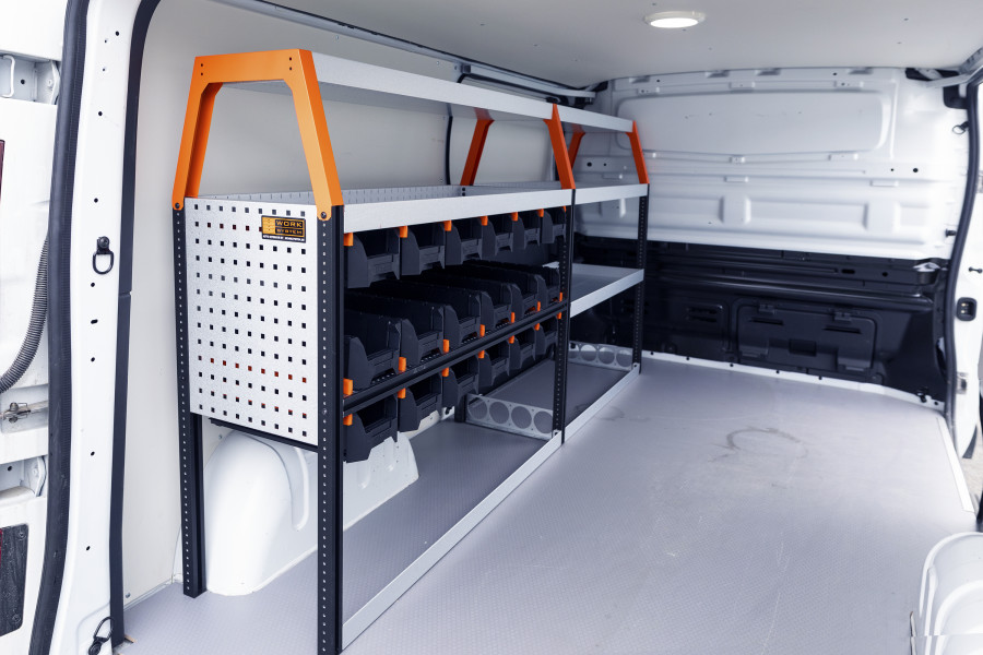 V-Rack Fahrzeugregal für VW Transporter (lange Version) | Work System